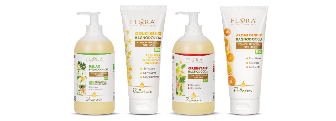 Linea bellessere bagnodoccia | Flora Bio Website